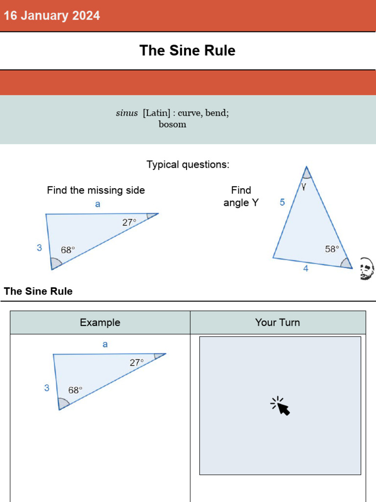 Mastering the Sine Rule: Key Concepts | PDF | Home & Garden | Science ...