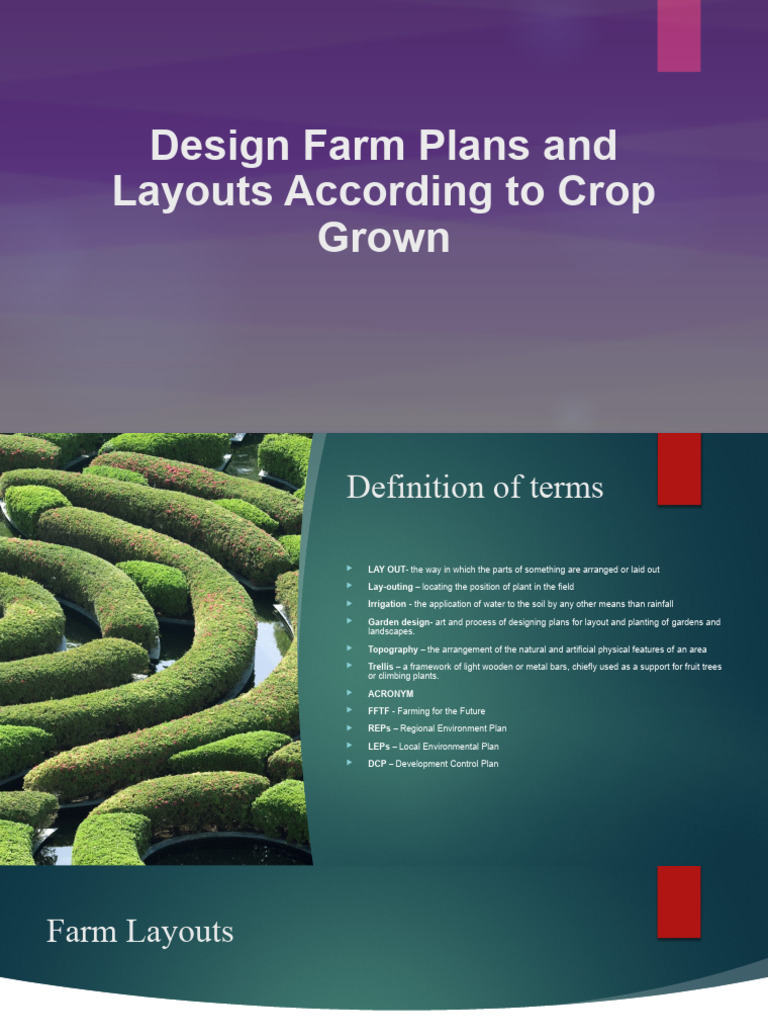 Farm Layouts | PDF | Drainage | Soil