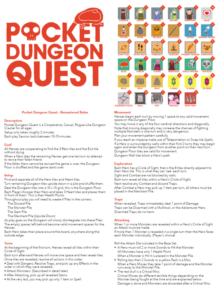 Pocket Dungeon | PDF