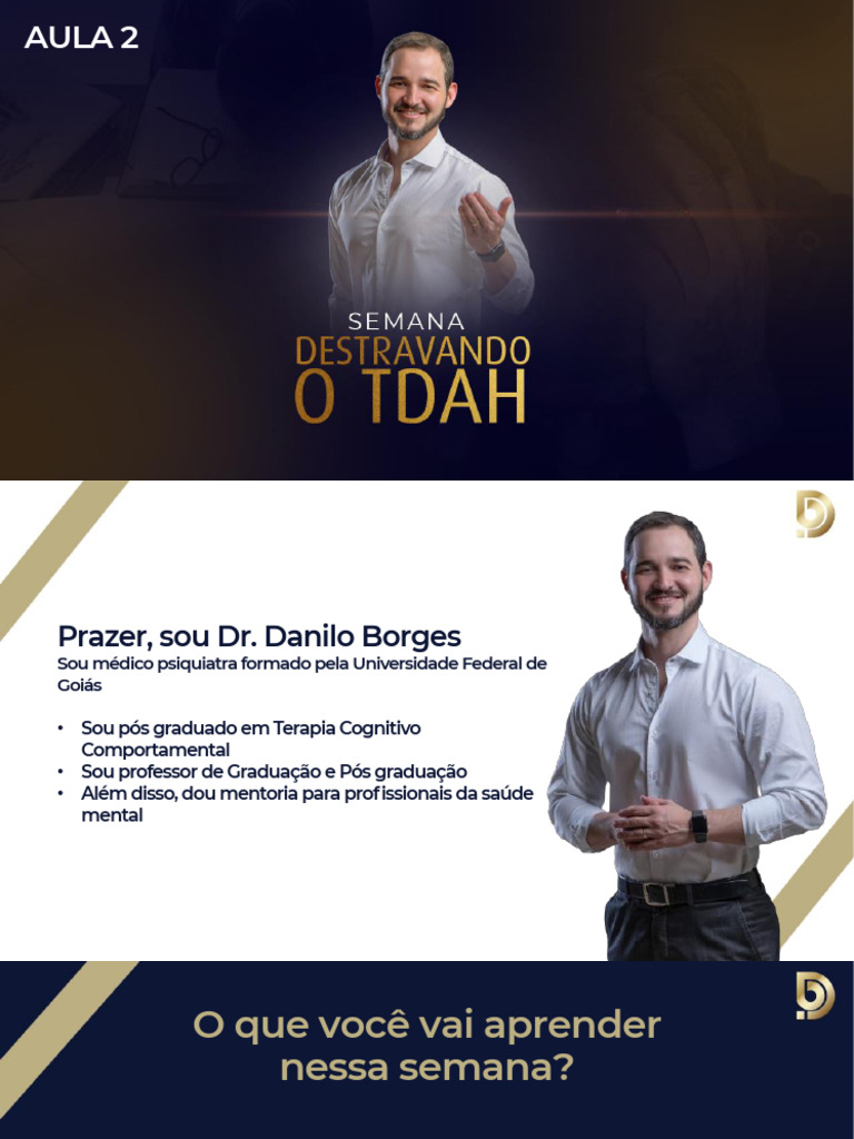 Material Aula 2 Semana Destravando o Tdah | PDF