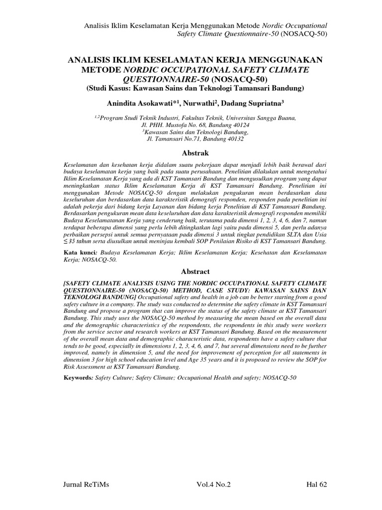 Junral Safety Climate | PDF