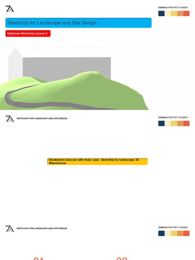 SketchUp for Landscape Design Guide | PDF