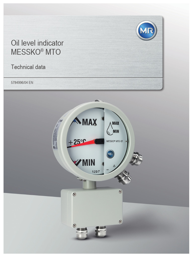 MESSKO® MTO Technical Data 5784996 04 en | PDF | Mains Electricity ...
