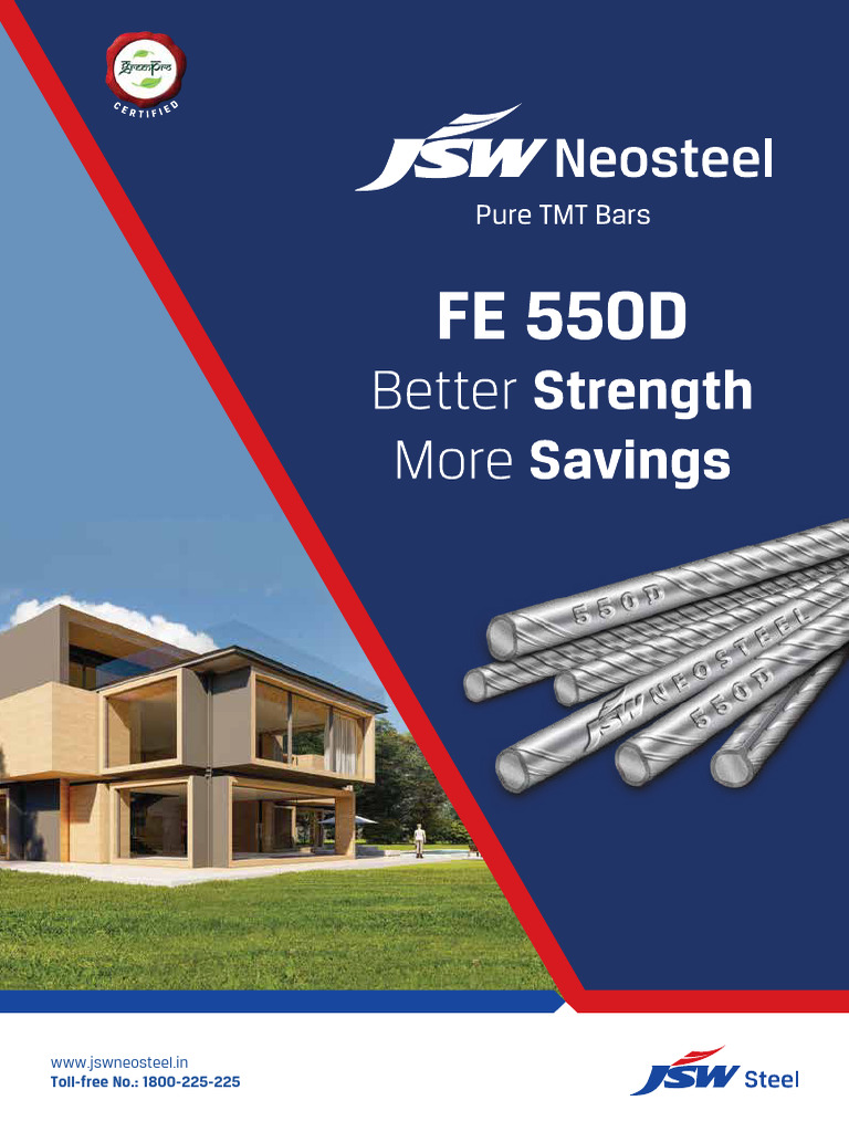 JSW Neosteel Fe 550D Overview | PDF | Steel | Economies