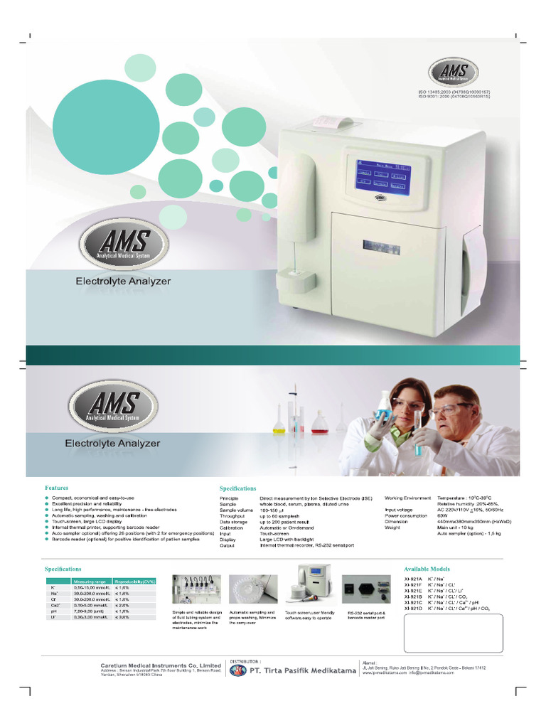 Ams Xi-921 Series Ok | PDF