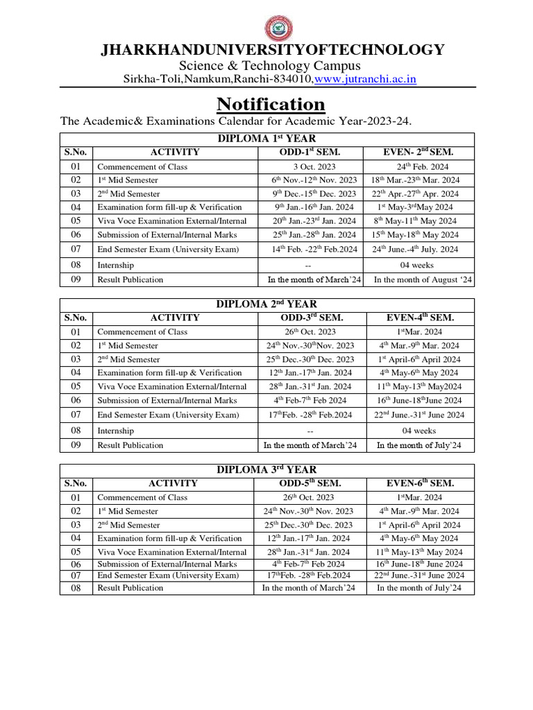 Academic Calendar (2023-2024) | PDF | Academic Term | Schools