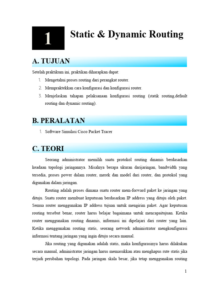 4-Routing Update Ganjil 2020-Versi 31-08-2020 | PDF