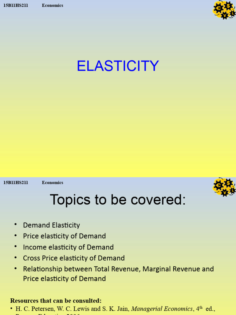 4.Elasticity | PDF | Demand | Elasticity (Economics)