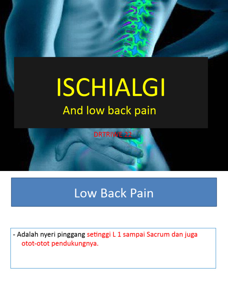 LBP ... Ischialgia | PDF | Pengembangan Diri | Kesehatan Holistik