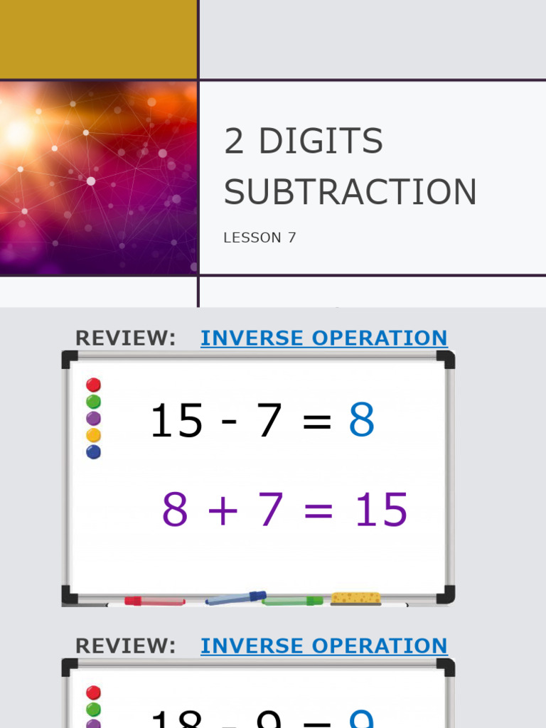 MATH Q2 L7 Two Digit Subtraction | PDF | Subtraction | Arithmetic