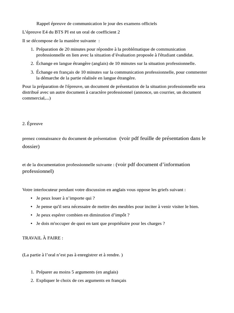 Sujet Communication | PDF