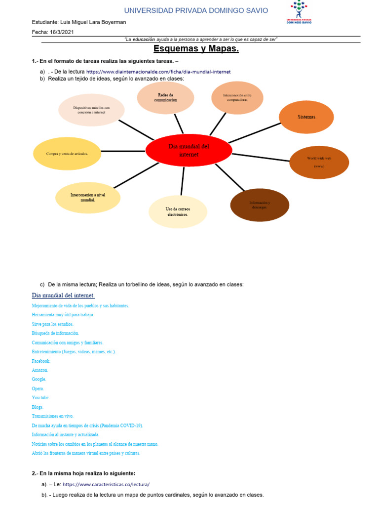 Esquemas y Mapas | PDF