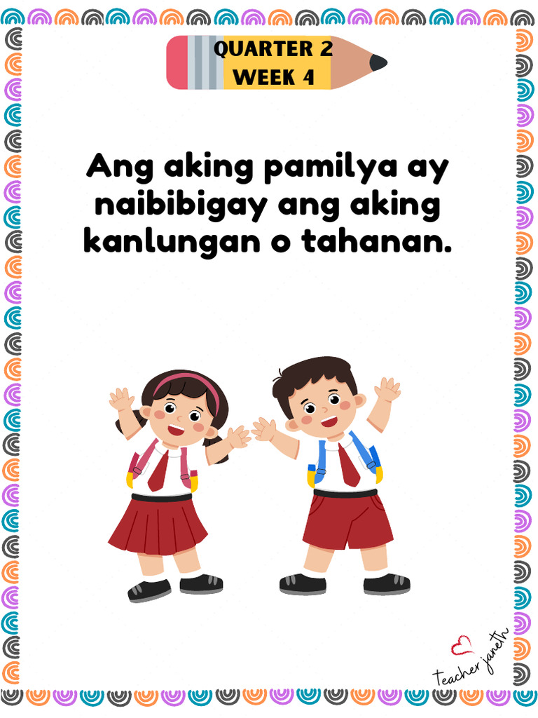 Quarter 2-Week 4 Kindergarten Worksheets | PDF