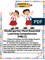 Kinder Second Quarter Exam | PDF