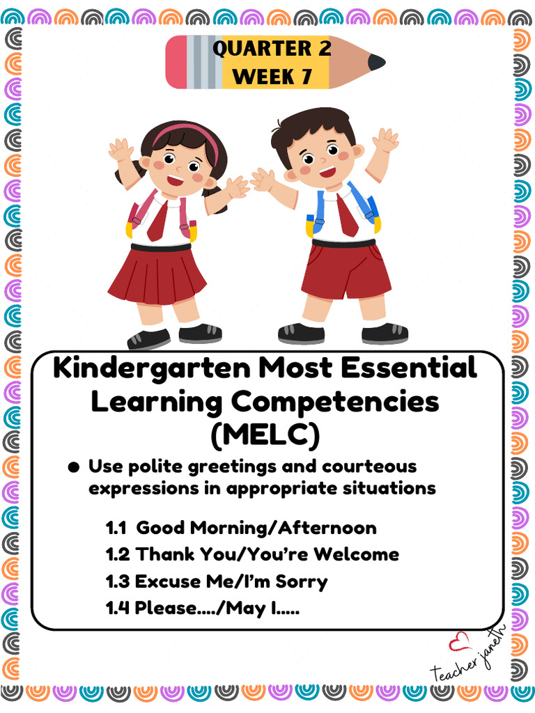 Week 7 Kindergarten Worksheets | PDF