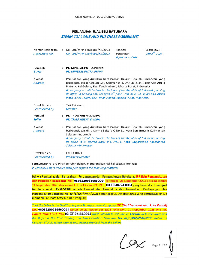 Spa Mpp-tkd at Sight Lc Rev 1512 双小签 (Ttd) | PDF