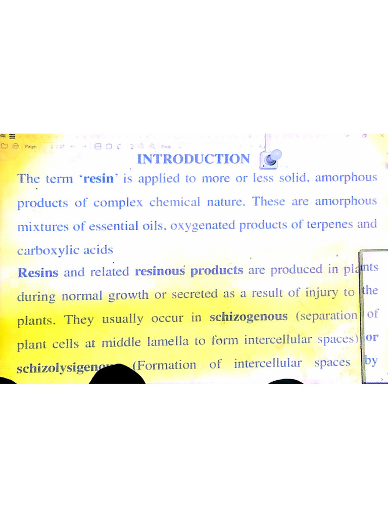 Chap 2 Resins 1 | PDF