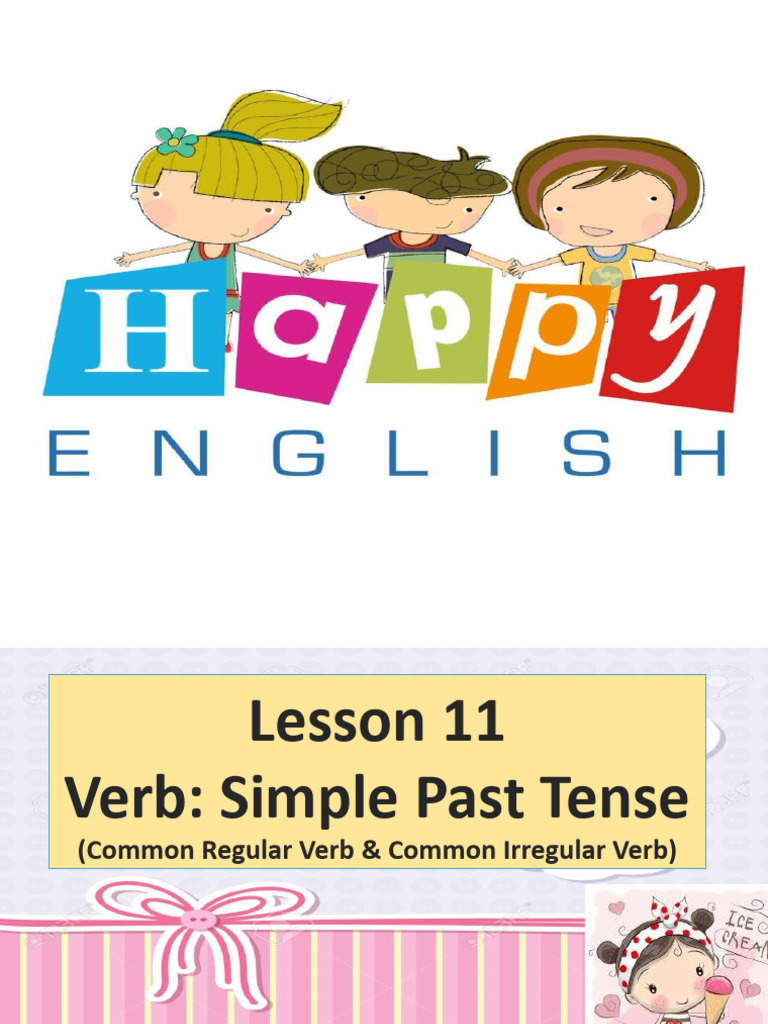 GHT - Happy English - Lesson 11 - Simple Past Tense | PDF | Grammatical ...