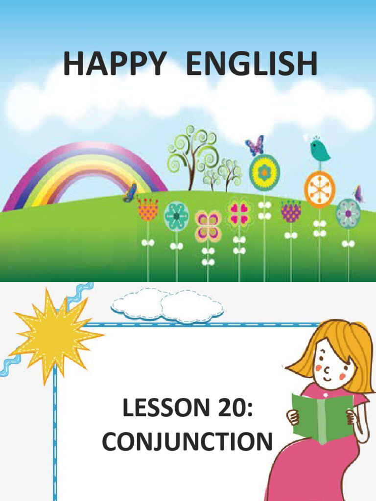 GHT - Happy English - Lesson 20 - Conjunction | PDF | Human ...