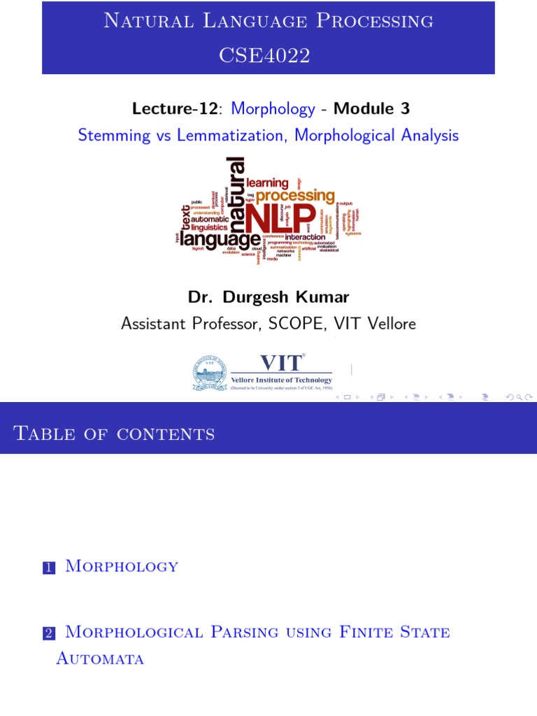 Stemming vs Lemmatization in NLP | PDF | Computers