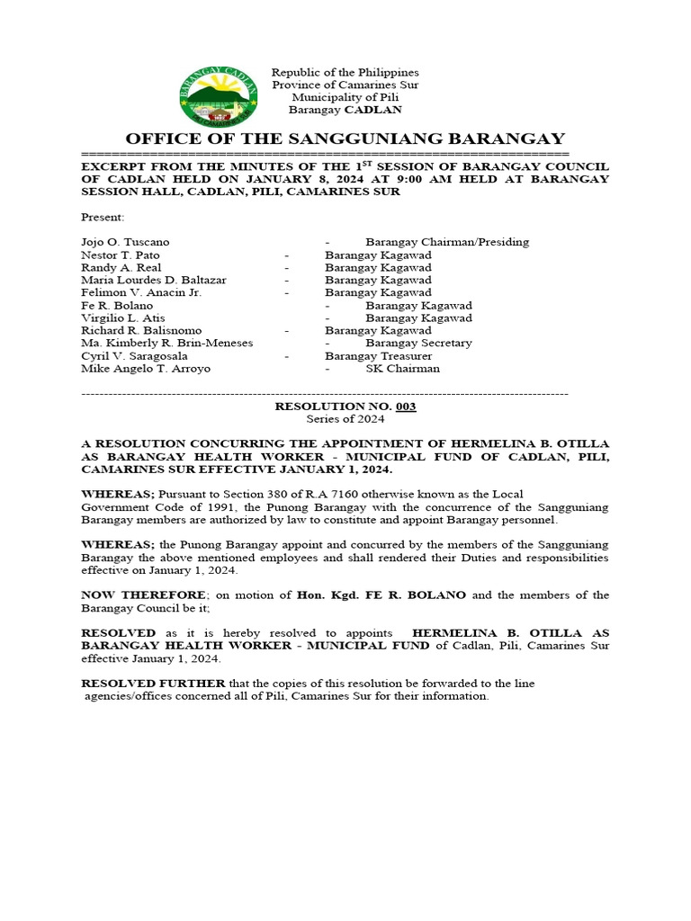 Reso 3 - 2024 | PDF | Justice | Crime & Violence