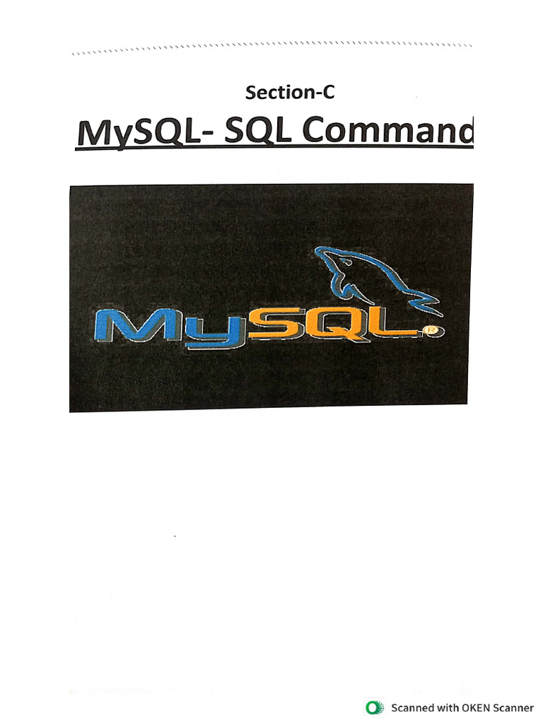 My SQL | PDF
