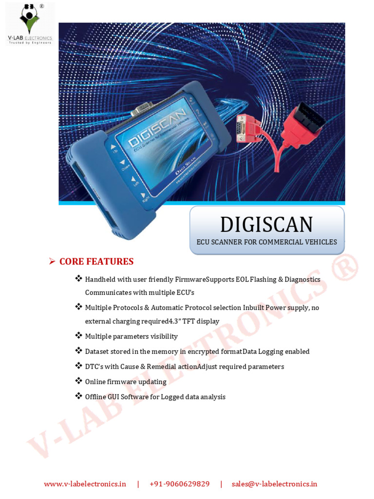 Digi Scan Truck Scanner | PDF | Diesel Engine | Fuel Injection