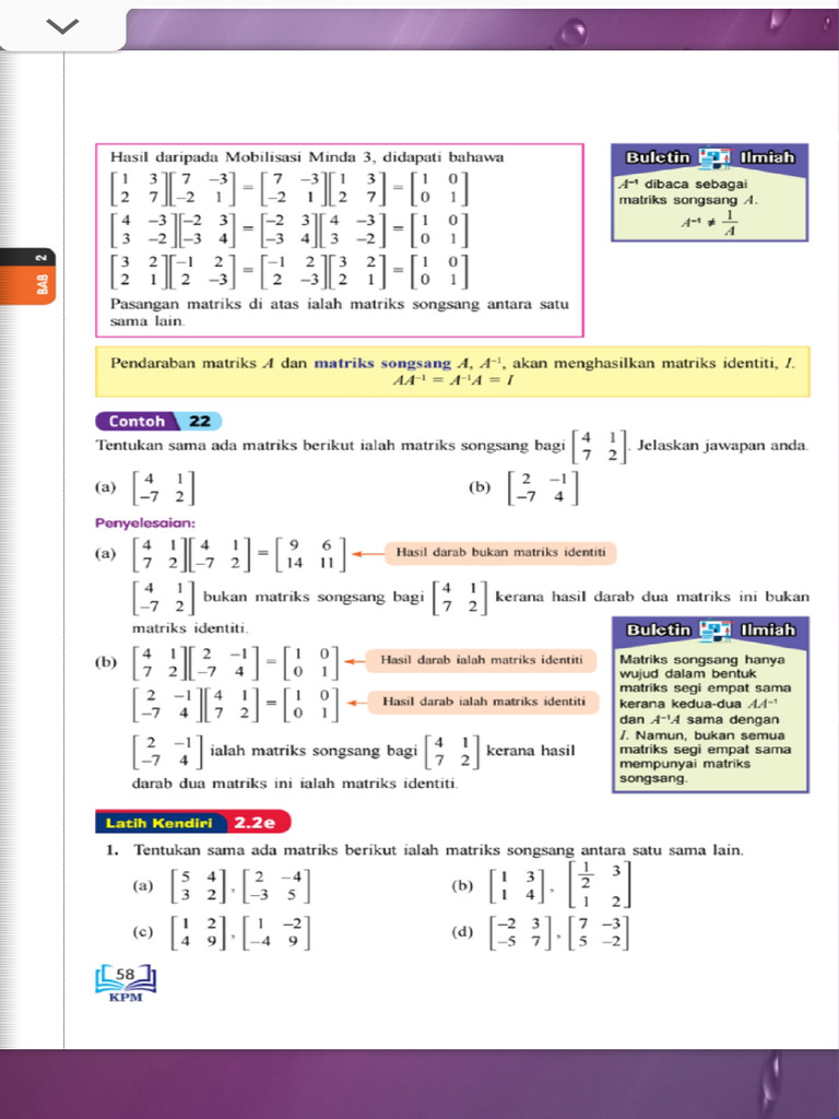 Buku Teks Matematik Tingkatan 5 KSSM | PDF