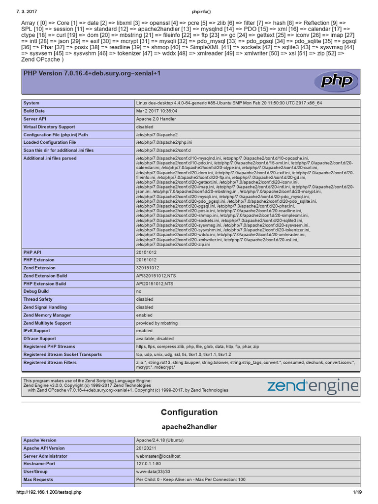 Phpinfo | Download Free PDF | Transport Layer Security | Apache Http Server