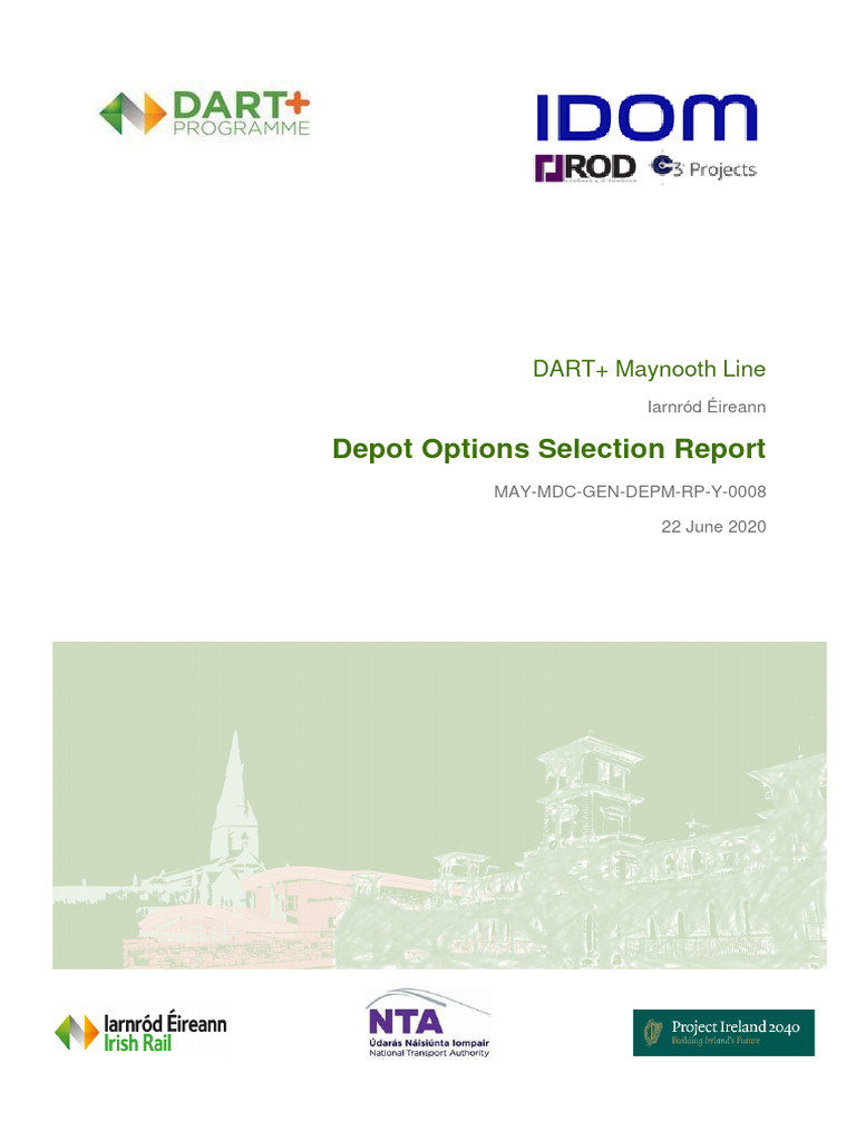Annex 11 Depot Options Selection Report | PDF