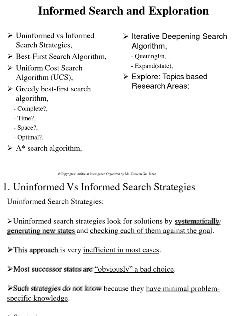 Lecture-4 (Search Algorithms) | PDF | Algorithms | Algorithms And Data Structures