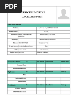 CV Form Seaman | PDF | Ships | Sailor