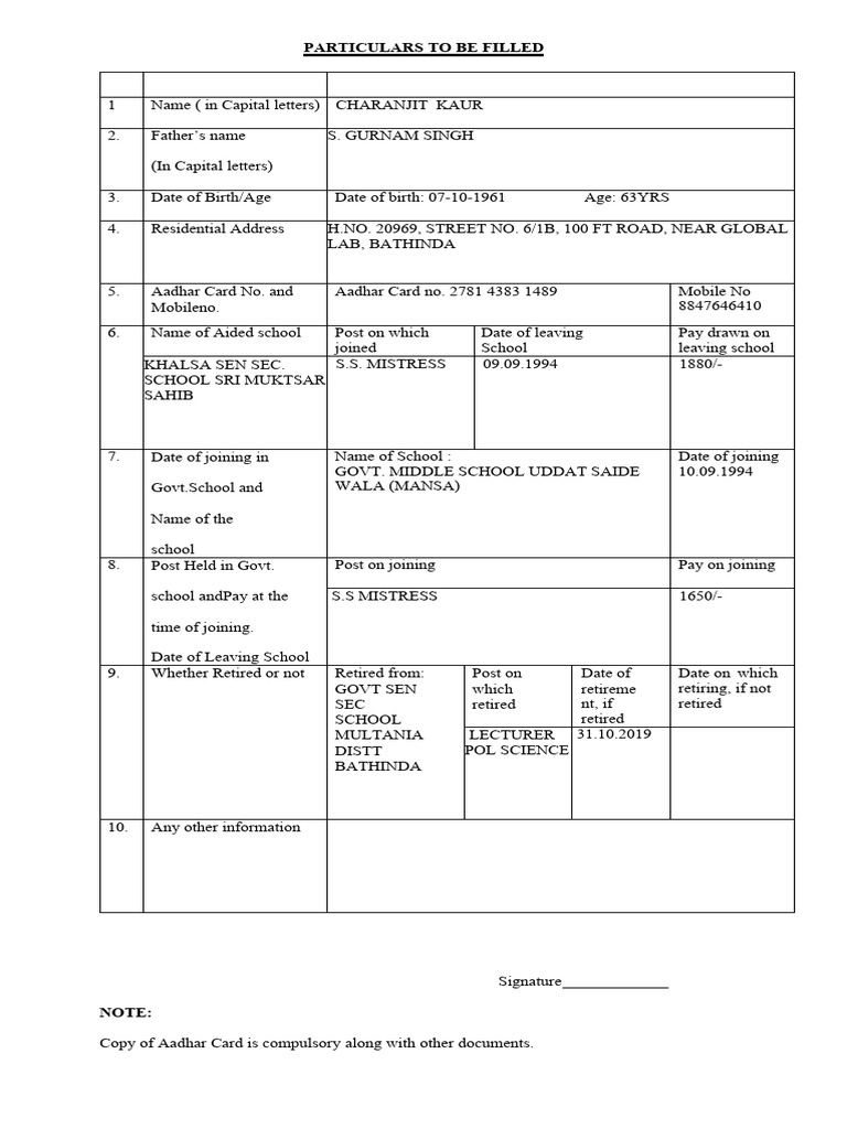 Pay Protection Performa | PDF