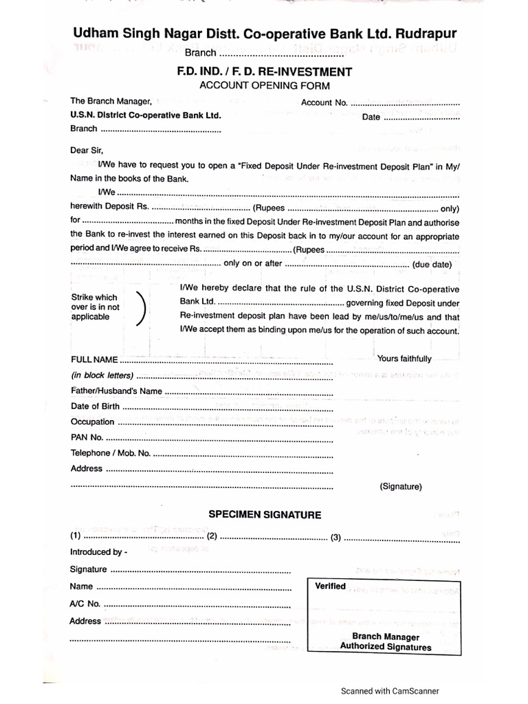 FD Form | PDF