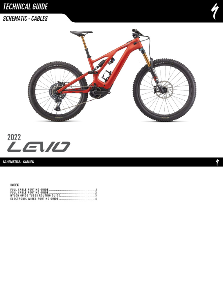 2022 LEVO - SCHEMATICS CABLES | PDF | Private Transport | Human Powered Vehicles