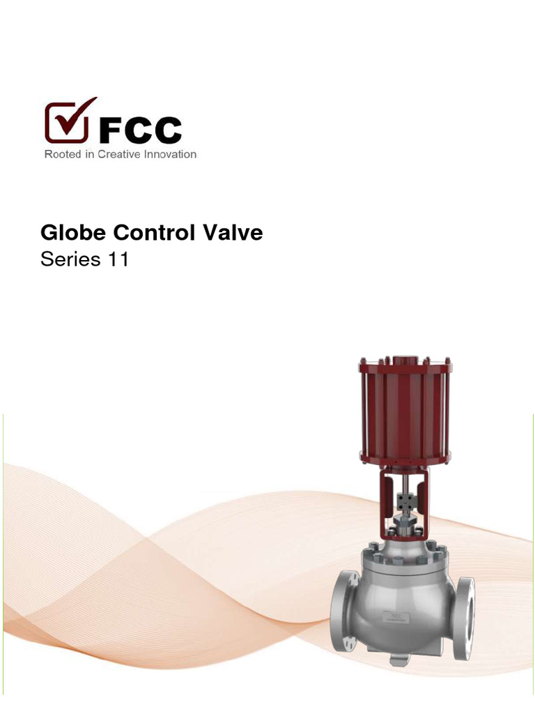 FCC Series 11 High Pressure Globe Control Valves | PDF | Valve | Mechanical Engineering