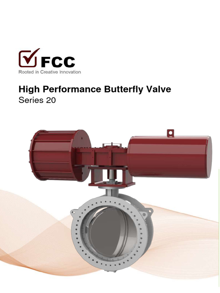 FCC Series 20 High Performance Butterfly Valves | PDF | Valve | Manufactured Goods