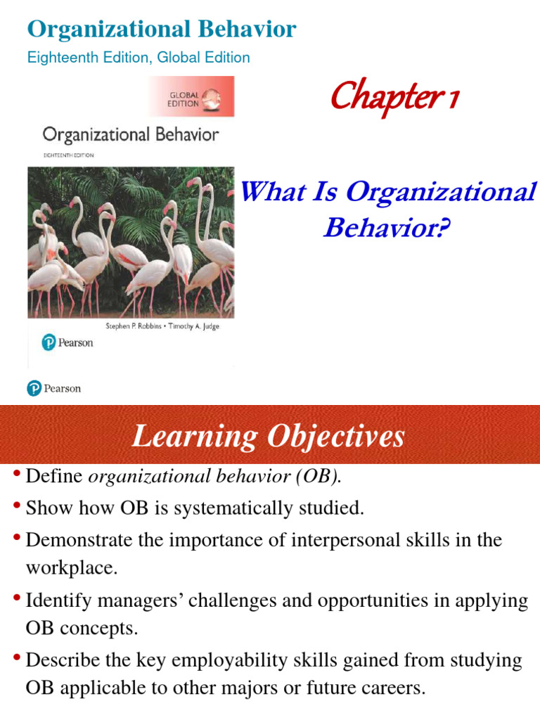 chapter 1 (1) | PDF | Organizational Behavior | Interpersonal Communication chapter 1 (1) | PDF | Organizational Behavior | Interpersonal Communication