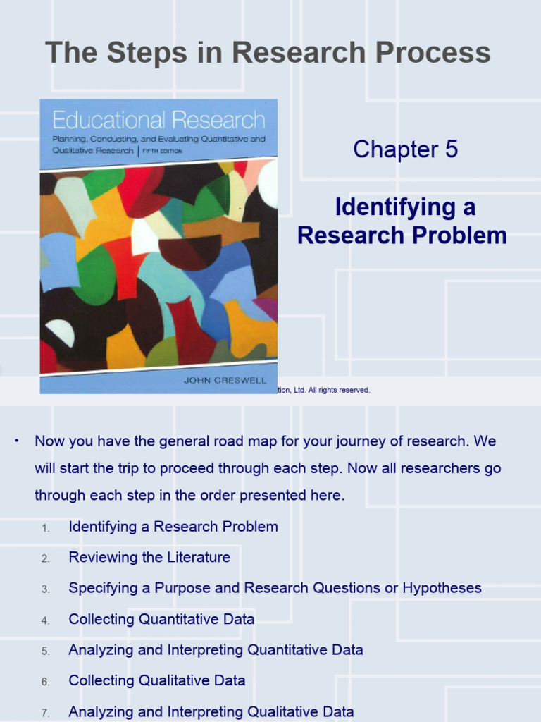 Chapter 5 Steps in Research Process | PDF | Qualitative Research ...