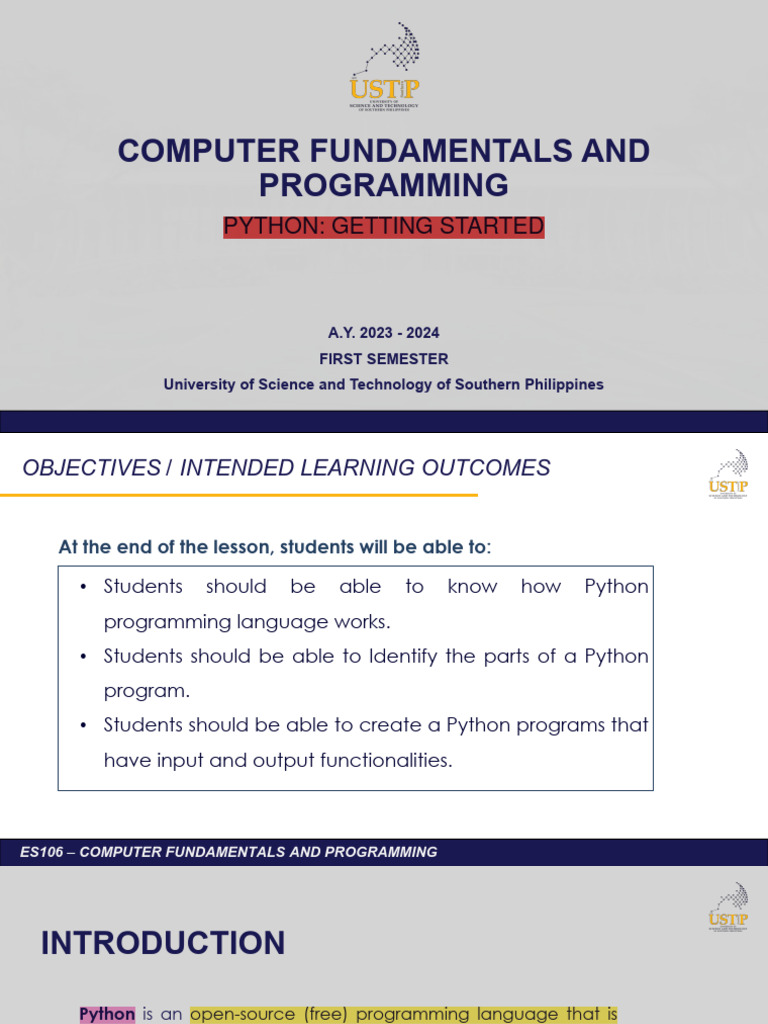 Module 6 Python Getting Started Pdf Command Line Interface Python Programming Language 