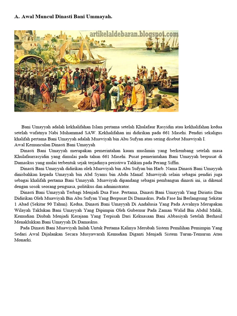 Dinasti Umayyah | PDF