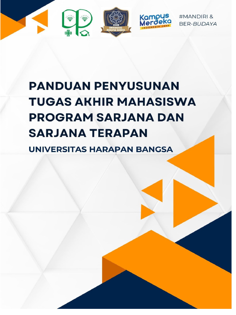 Panduan Penyusunan Tugas Akhir Program Sarjana Dan Sarjana Terapan | PDF | Seni