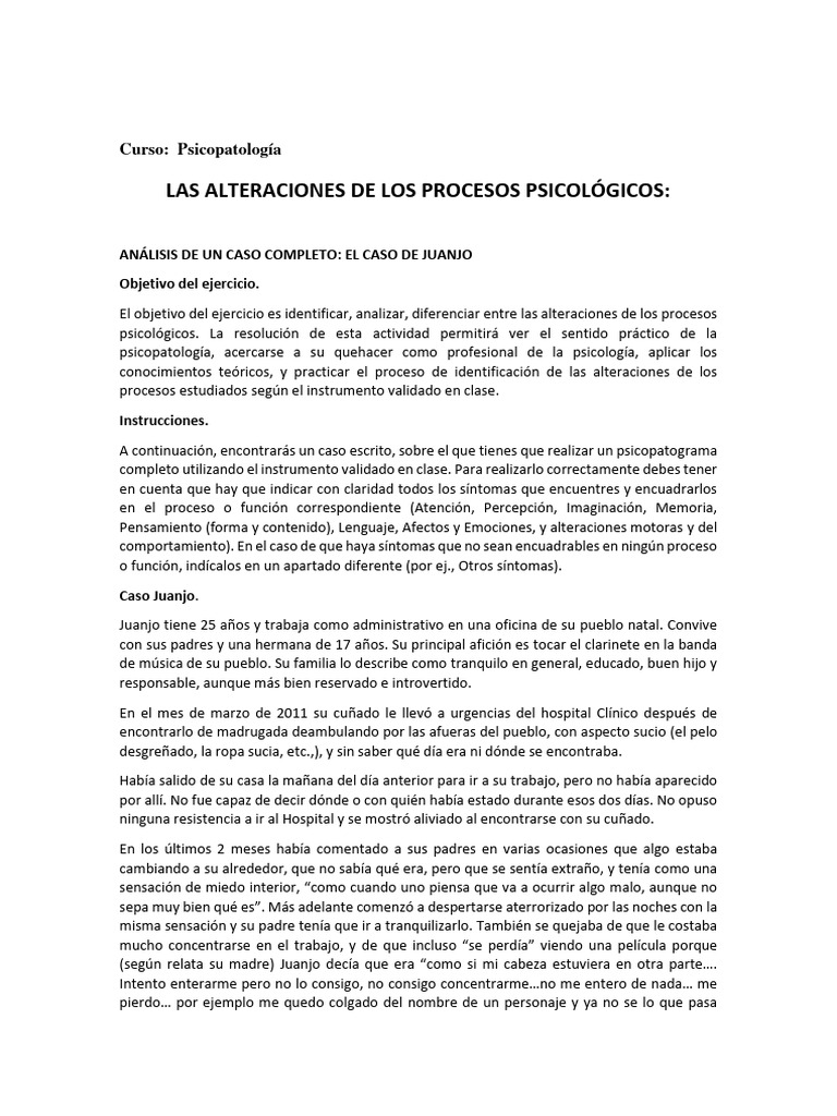 Caso Juanjo | PDF