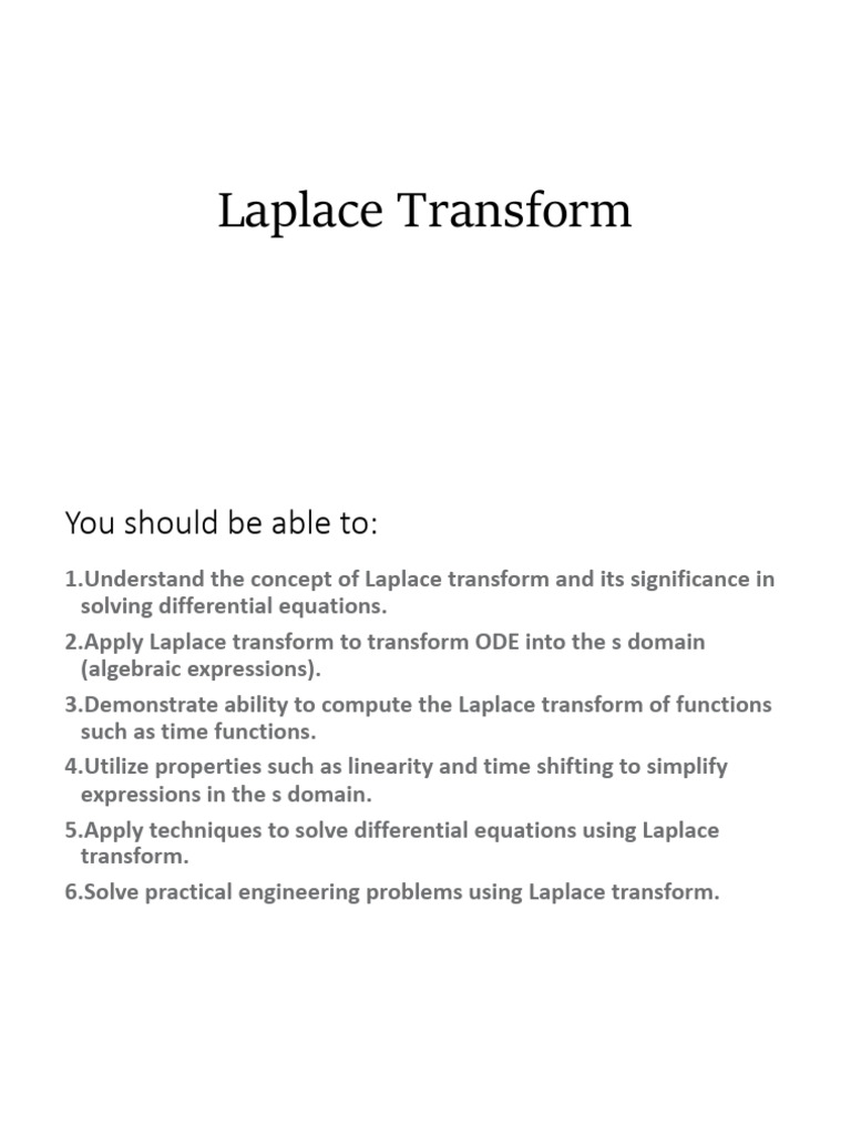 Laplace Transform Practice | PDF | Laplace Transform | Algebra