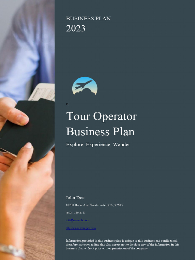 Tour Operator Business Plan | PDF