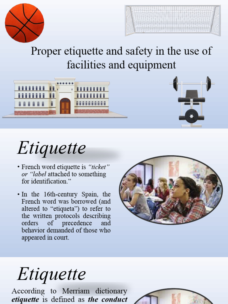 PE Proper Etiquette | PDF | Etiquette