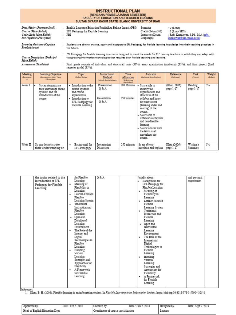 RPS EFL Pedagogy For Flexible Learning | PDF | Pedagogy | Learning