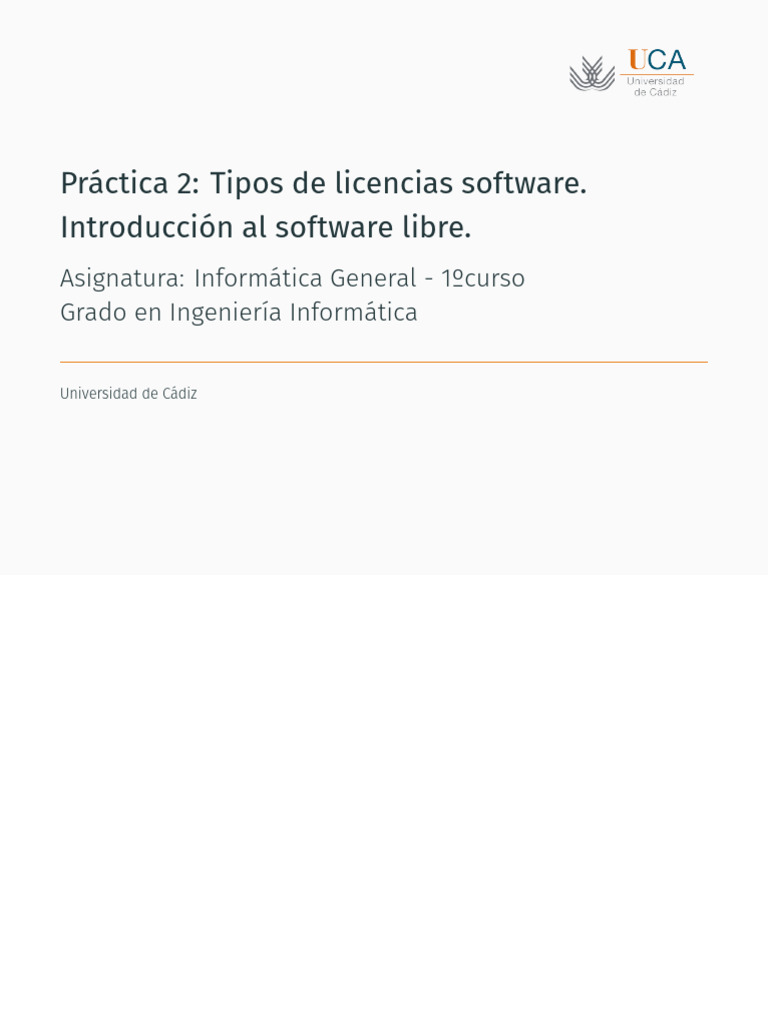 Práctica 2 | PDF | Software libre | Software propietario