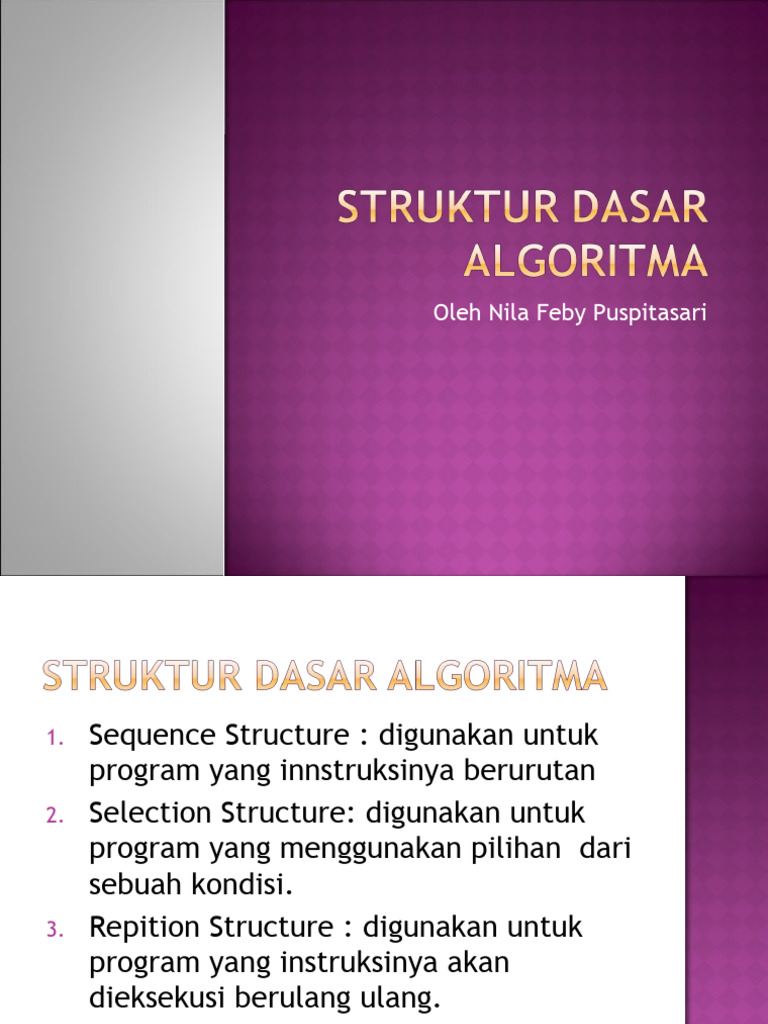 Struktur Algoritma & Kondisi | PDF