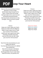Confidence: Lyrics by Sanctus Real | PDF